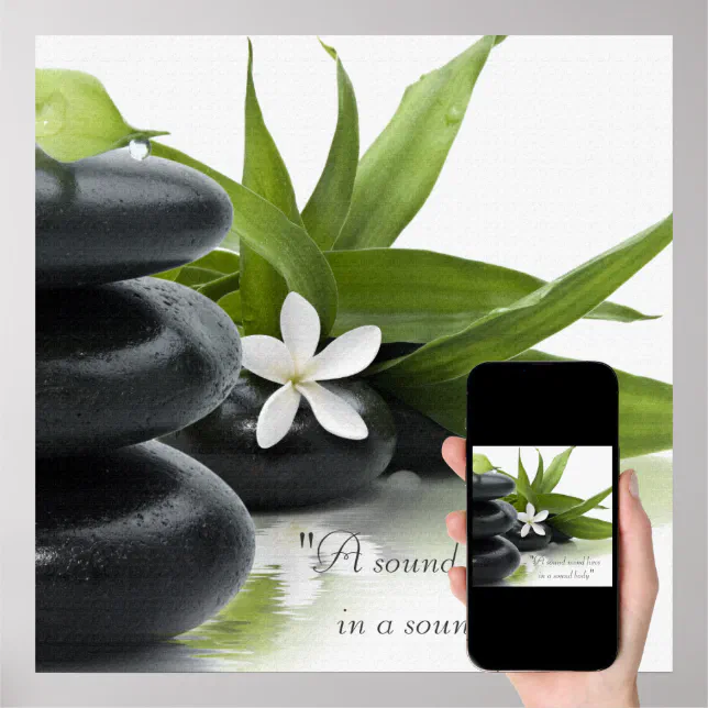 Holistic Spa Treatment Poster | Zazzle