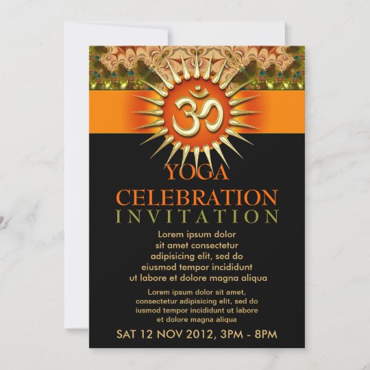 Holistic Spiritual Yoga Workshop Event Flyer Invitation | Zazzle.com