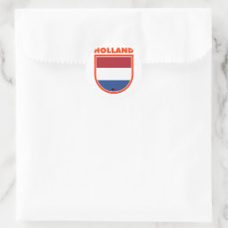 Holland Classic Round Sticker | Zazzle