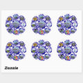 Holland Delft Blue Delftware Classic Round Sticker | Zazzle
