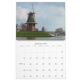 Holland Photo Calendar | Zazzle