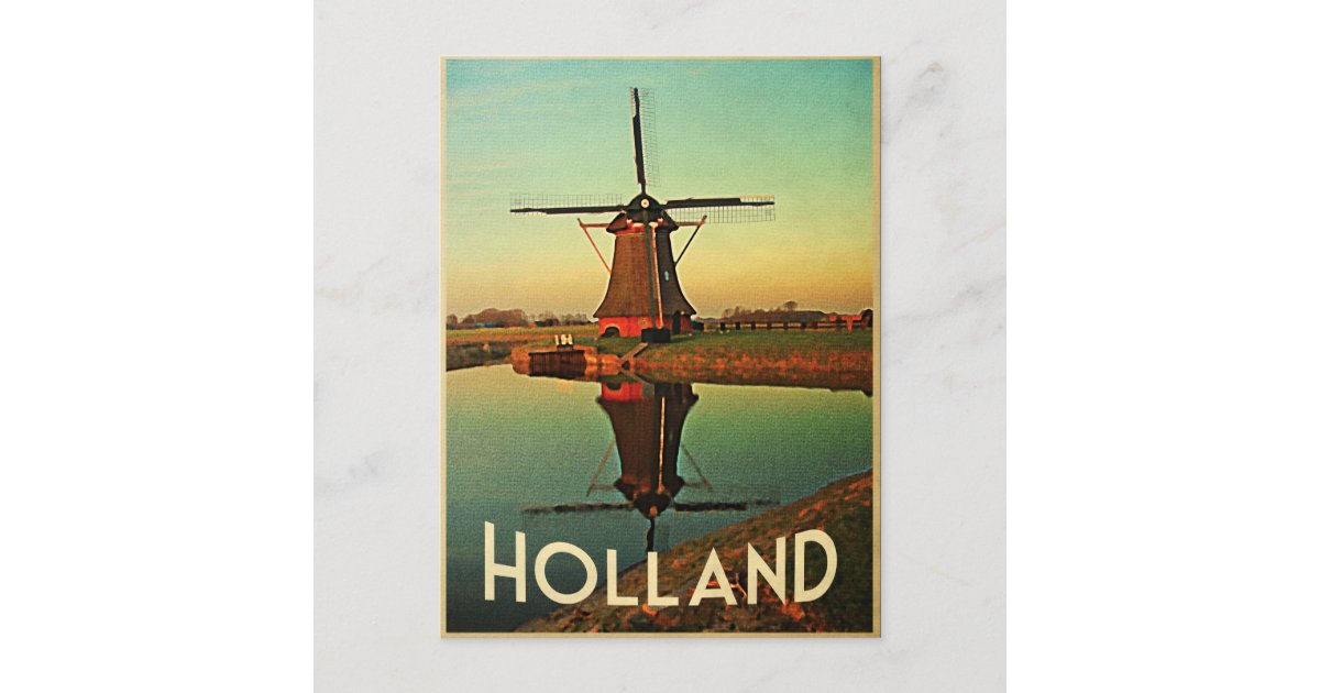 Holland Windmill Postcard | Zazzle