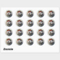 Holly and the Ivy - Silver Bells Classic Round Sticker | Zazzle