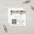 HOLLY Christmas Holiday Winter QR Code RSVP Card | Zazzle