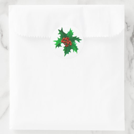 Holly Stickers | Zazzle