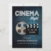 Hollywood Cinema Movie Theme Party add photo Invitation | Zazzle