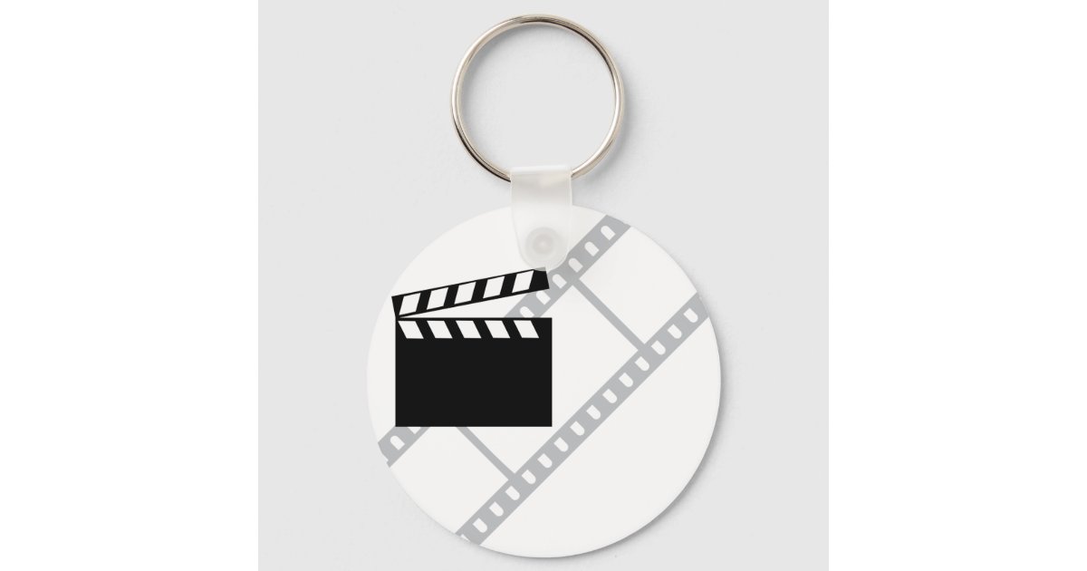 hollywood film clapper keychain | Zazzle