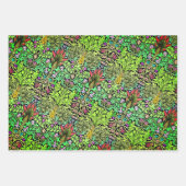 Hollywood Floral Botanical Sampler Wrapping Paper Sheets | Zazzle