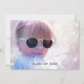 Hollywood Movie Graduation Party Chalkboard Photo Invitation | Zazzle