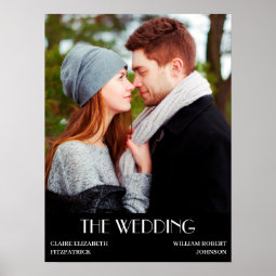 Hollywood Movie Poster Wedding Welcome Sign | Zazzle