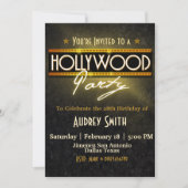 Hollywood Party Invitation | Zazzle