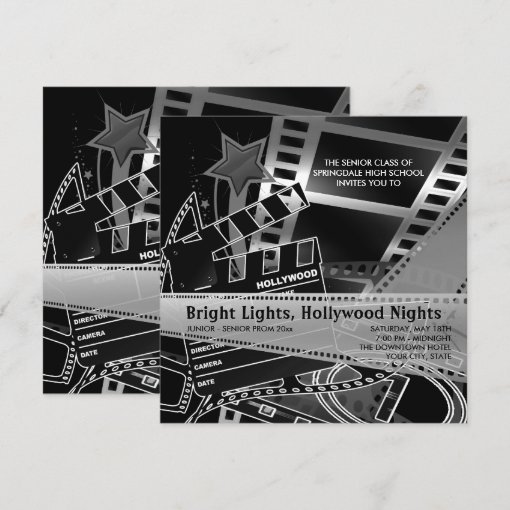 Hollywood Prom Invitations | Zazzle