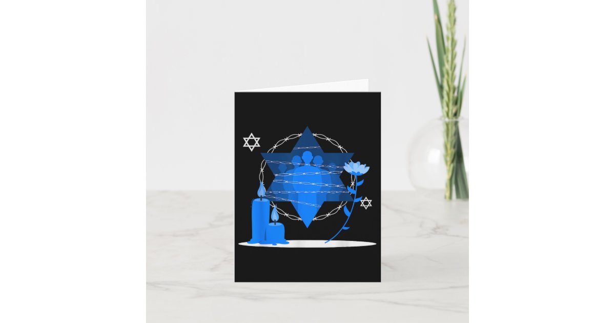 Holocaust Remembrance Memorial Day - Yom Hashoah Card | Zazzle