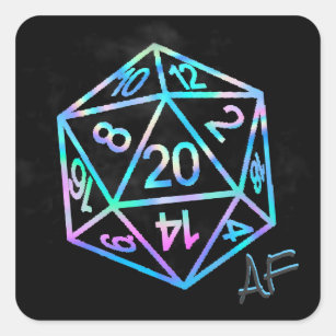 Paper, Party & Kids d20 and snake holographic sticker Embellishments ...