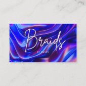 Holographic Braids Business Card | Zazzle