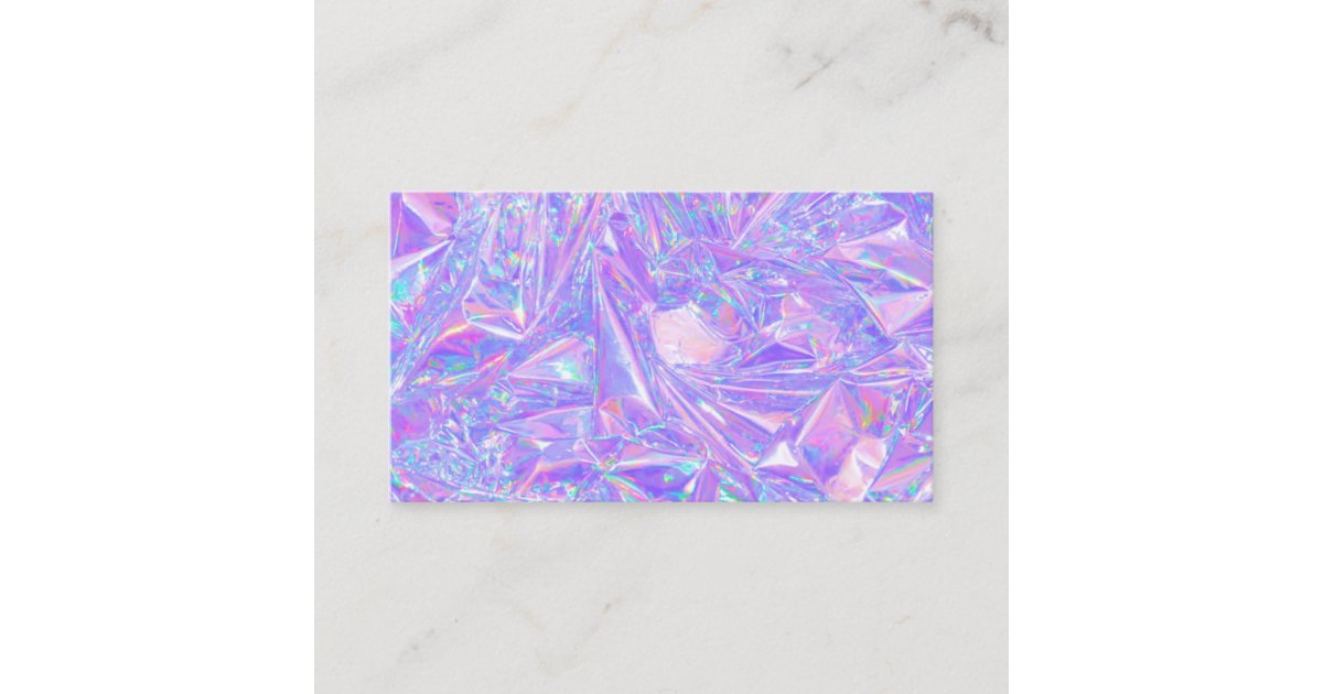 holographic business card | Zazzle
