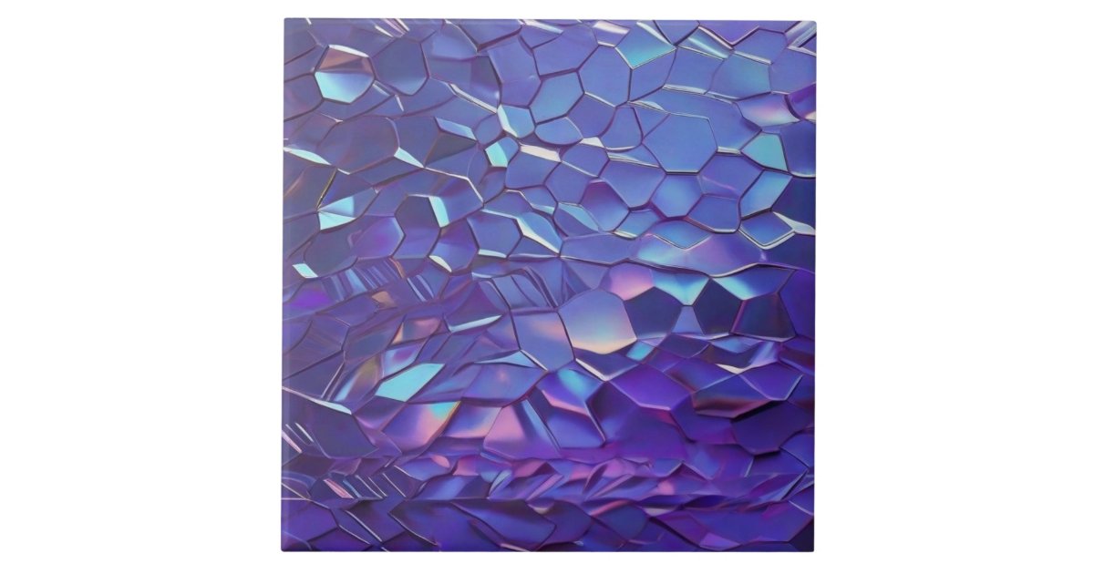 Holographic Ceramic Tile | Zazzle
