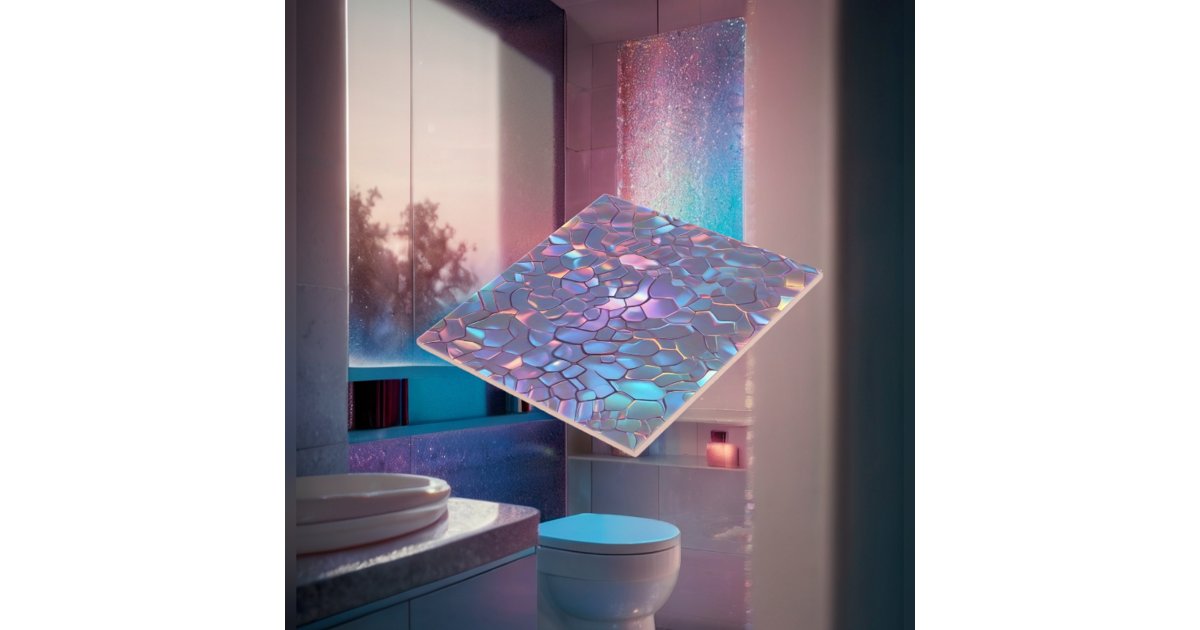 Holographic Ceramic Tile | Zazzle