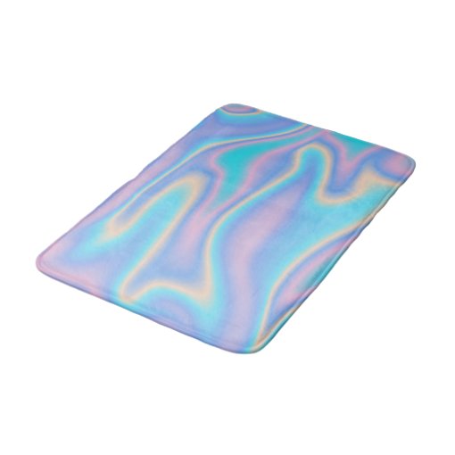 Holographic Design Bath Mat | Zazzle