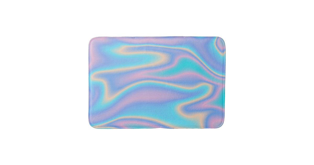 Holographic Design Bath Mat | Zazzle