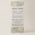 Holographic Glam Glitter Salon Business Retractable Banner | Zazzle