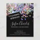 Holographic Glitter Dust Maid Cleaning House Black Flyer | Zazzle