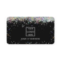 Holographic Glitter QR Code Social Media Icon Business Card | Zazzle