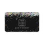 Holographic Glitter QR Code Social Media Icon Business Card | Zazzle