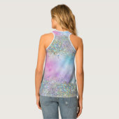 Holographic Glitter Rainbow Pastels Tank Top | Zazzle