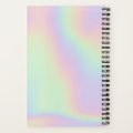 Holographic Iridescent Luminous Classic Monogram Notebook | Zazzle