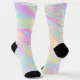 Holographic Iridescent Pastel Rainbow Socks | Zazzle