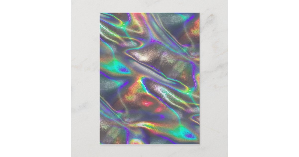 holographic postcard | Zazzle