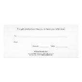 Holographic Signature Script Gift Certificate | Zazzle