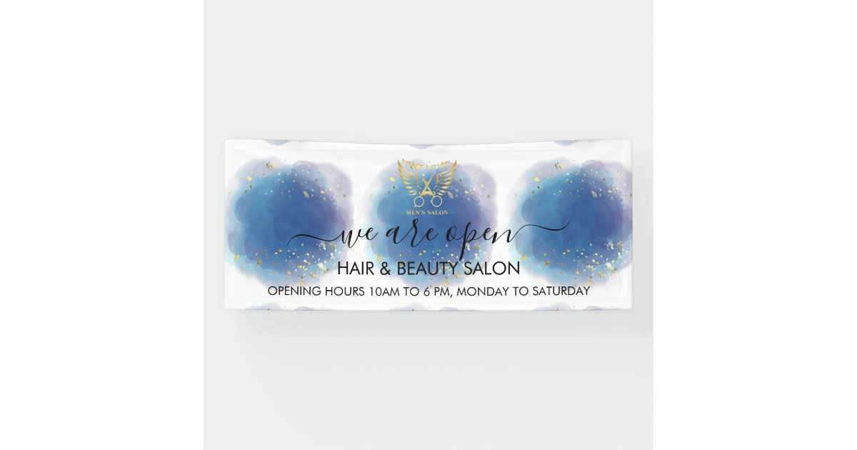 Holographic Signature Script Modern Glam Glitter Banner | Zazzle