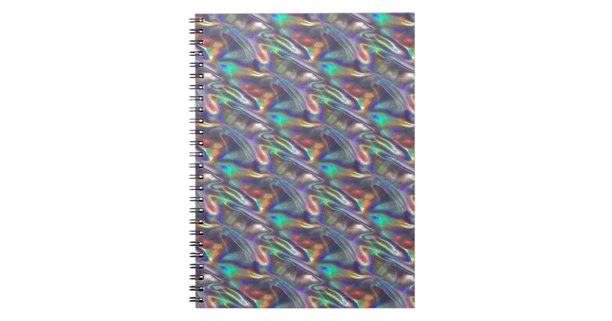 holographic silver notebook | Zazzle