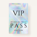 Holographic VIP All Access Pass Event Badge | Zazzle