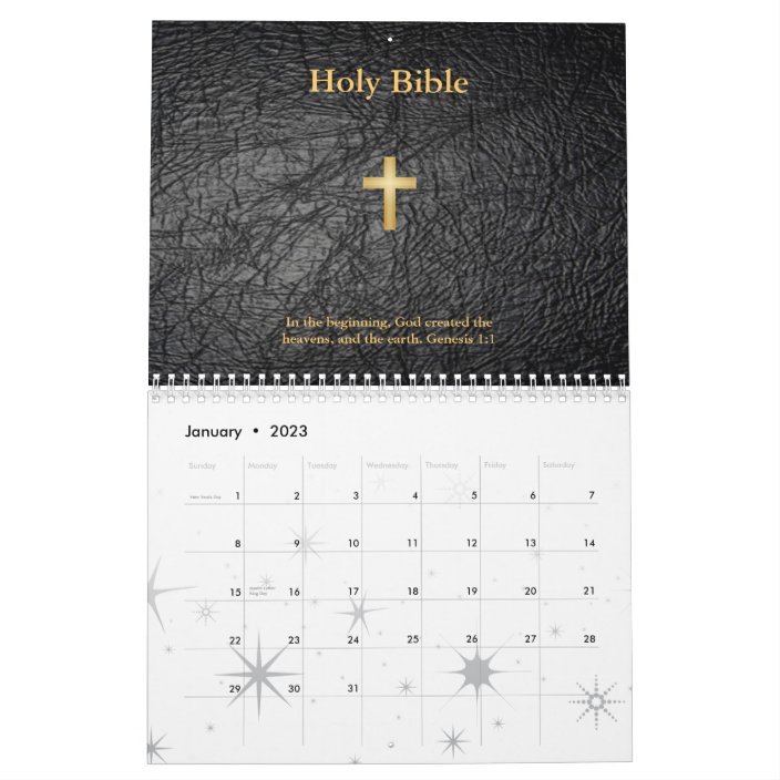 Holy Bible Calendar Edition | Zazzle.com