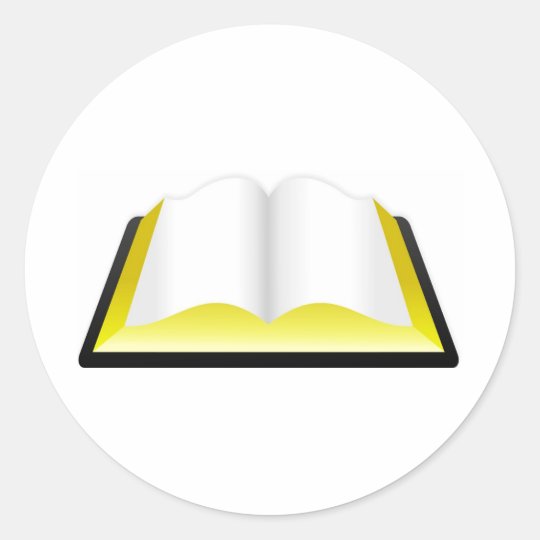Holy Bible Classic Round Sticker | Zazzle.com