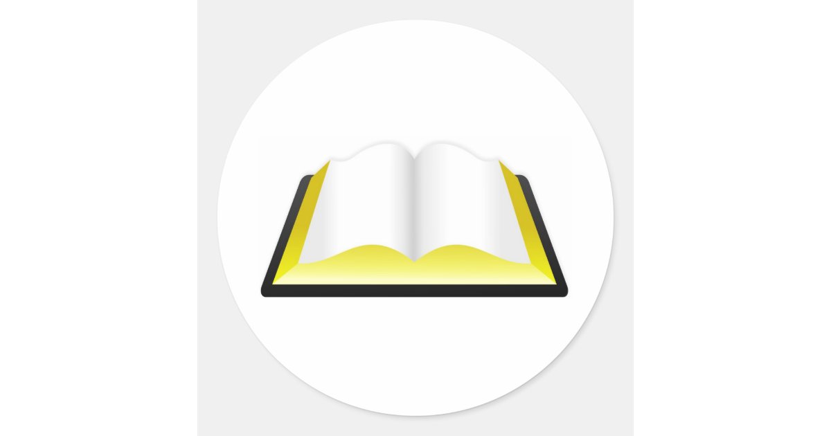 Holy Bible Classic Round Sticker | Zazzle