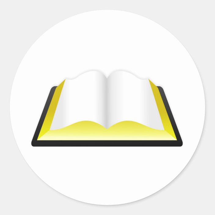 Holy Bible Classic Round Sticker