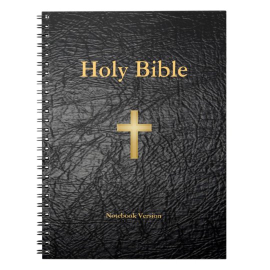 Holy Bible Notebook | Zazzle.com