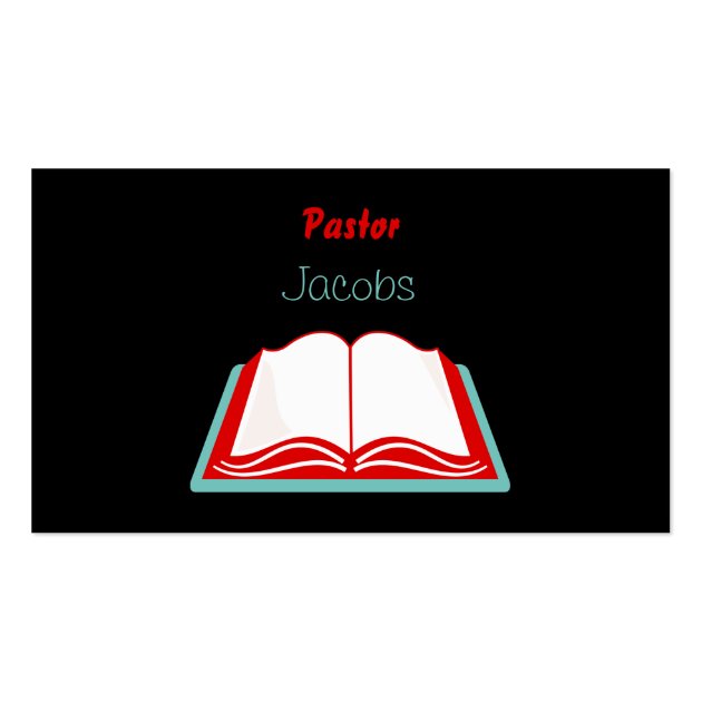 Holy Bible, Pastor, Jacobs Business Cards