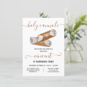 Holy Cannoli Modern Birthday Party Invitation | Zazzle
