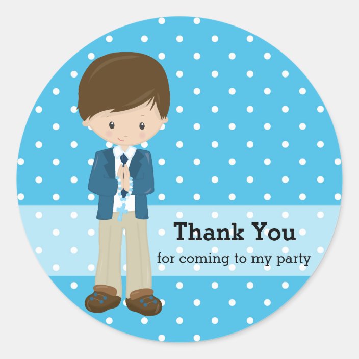 Holy Communion Classic Round Sticker | Zazzle.com