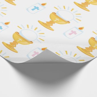 holy Communion Wrapping Paper | Zazzle