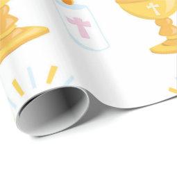 holy Communion Wrapping Paper | Zazzle