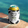 Holy Cow Cow 1st Birthday Party Favor Can Cooler | Zazzle