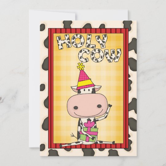 Holy Cow - Graduation Party Invitation | Zazzle.com