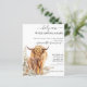 Holy Cow Highland Calf Baby Shower Boho Budget | Zazzle