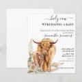 Holy Cow Highland Calf Baby Shower Boho Budget | Zazzle